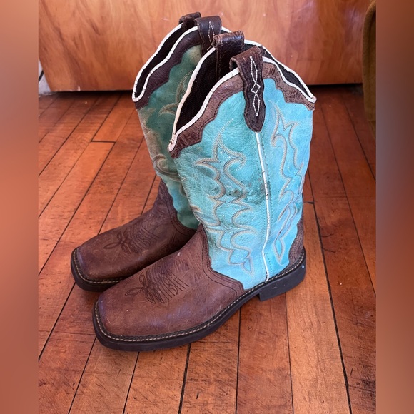 Justin Boots | Shoes | Justin Gypsy 2 Tone Cowboy Boots | Poshmark